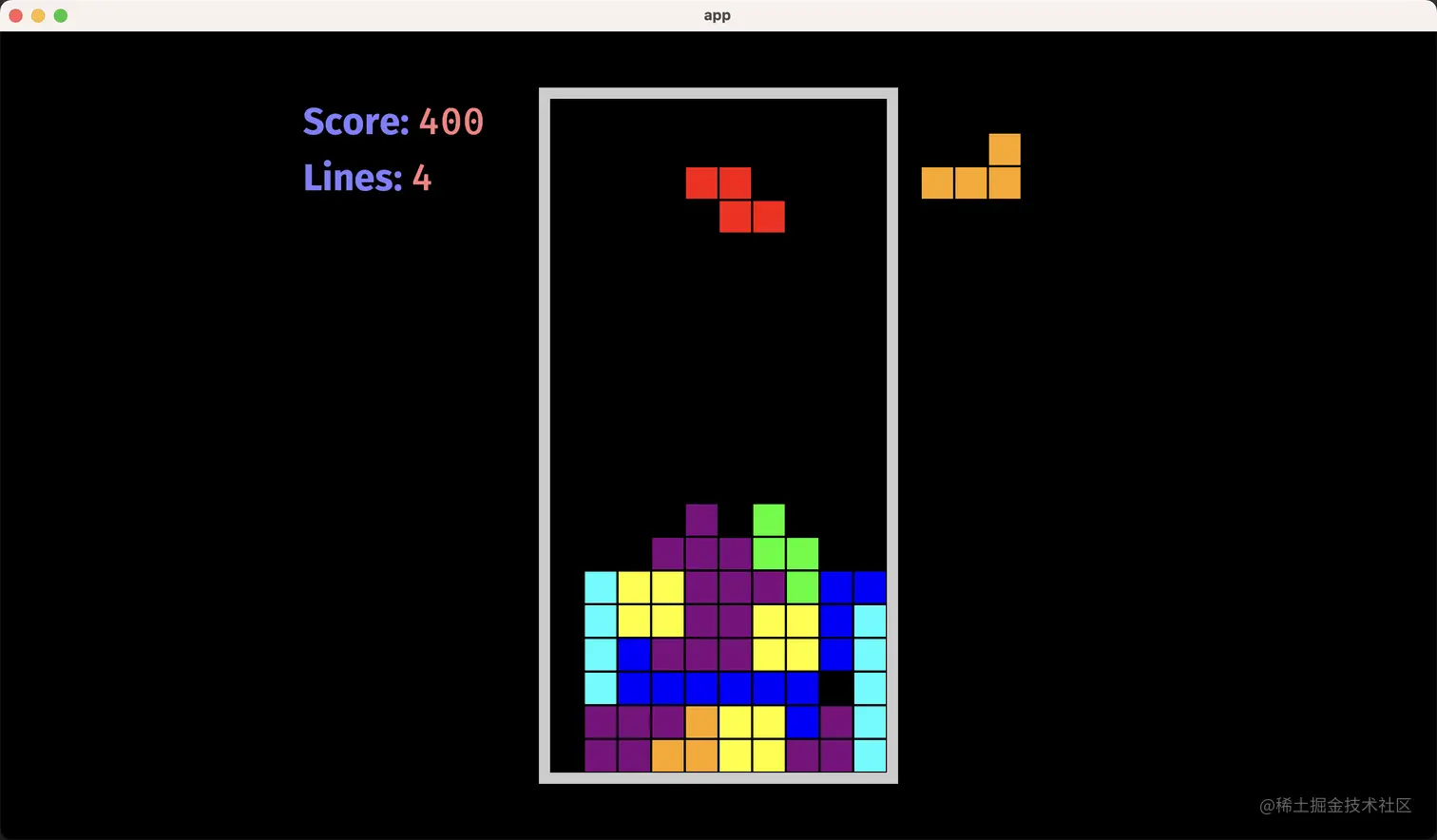 一款 Rust Bevy 引擎制作的俄罗斯方块游戏一款基于 Rust 语言 的 bevy engine 开发的俄罗斯方块 - 掘金